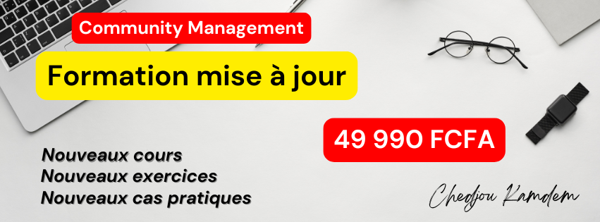 Chedjou Kamdem – Educateur & Formateur en Community Management
